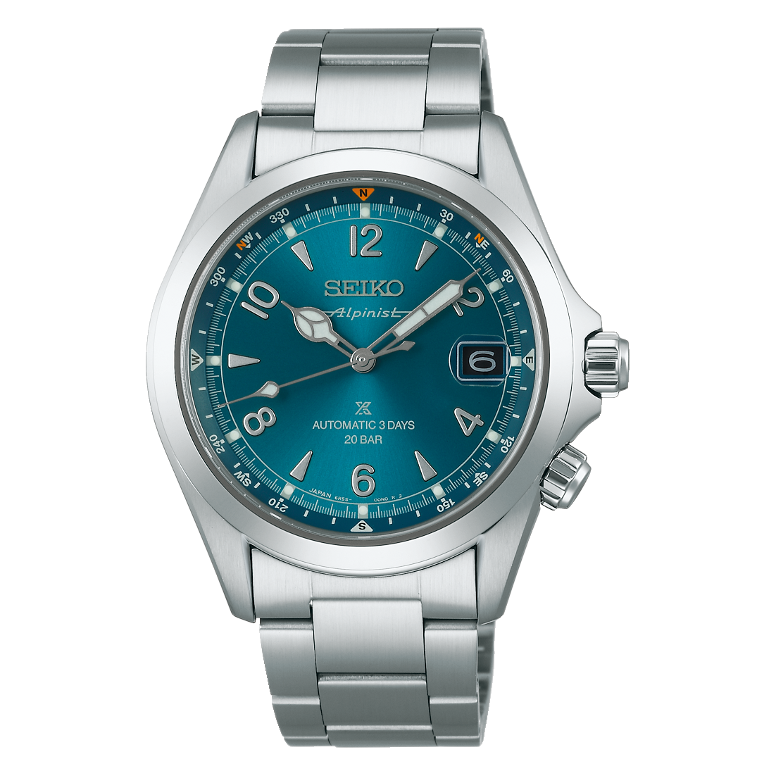 Seiko Japan Made Prospex Alpinist Tealpine Green Men's Stainless Watch ...