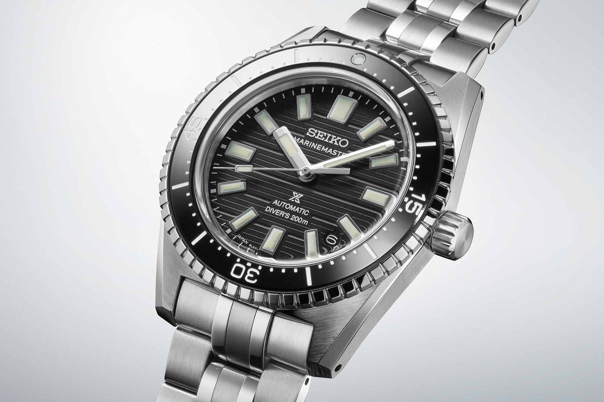 Seiko 62MAS Prospex Black Dark Water Marinemaster Men's Stainless Steel ...
