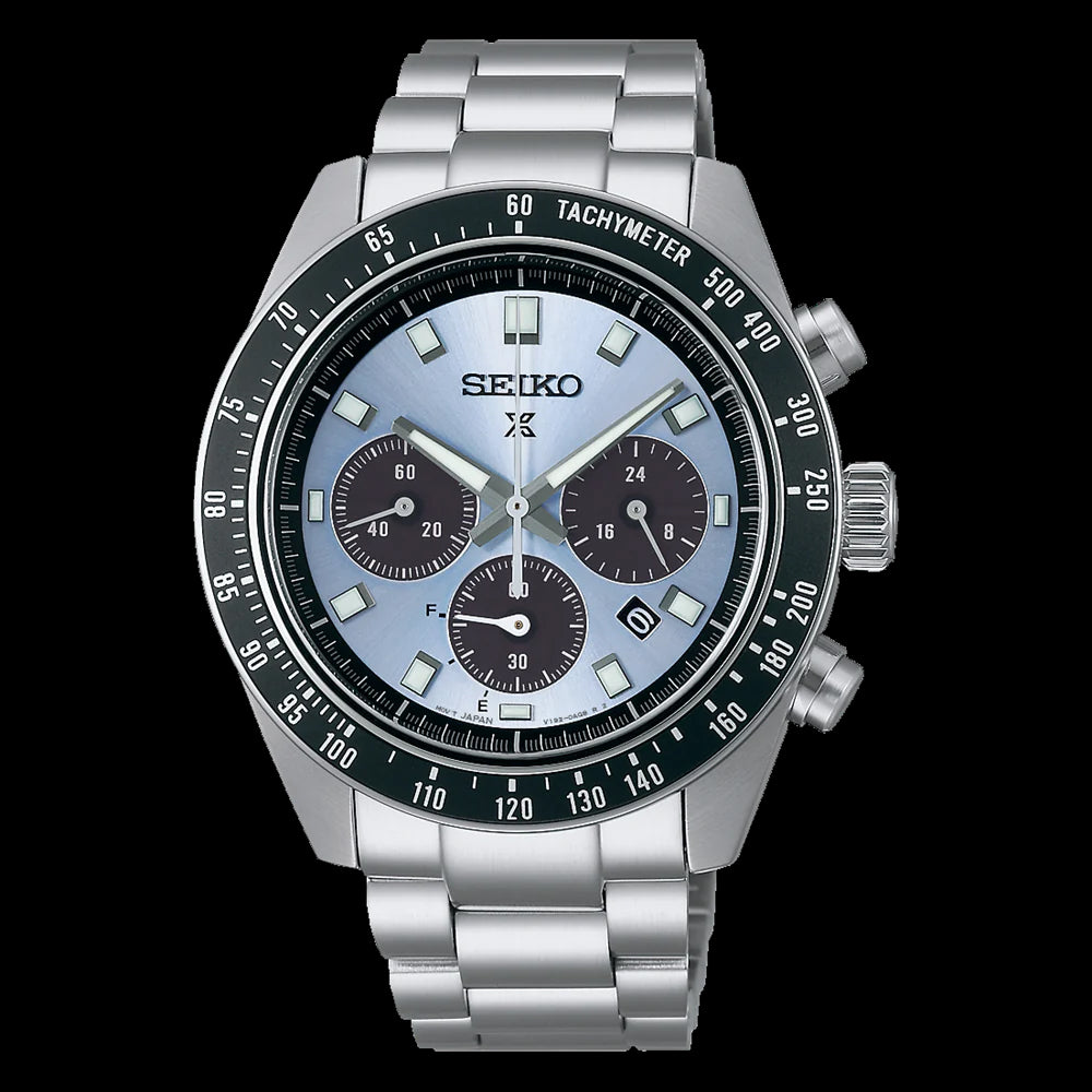 Seiko Prospex Solar Men's Stainless Steel Chronograph Watch SSC935P1 ...