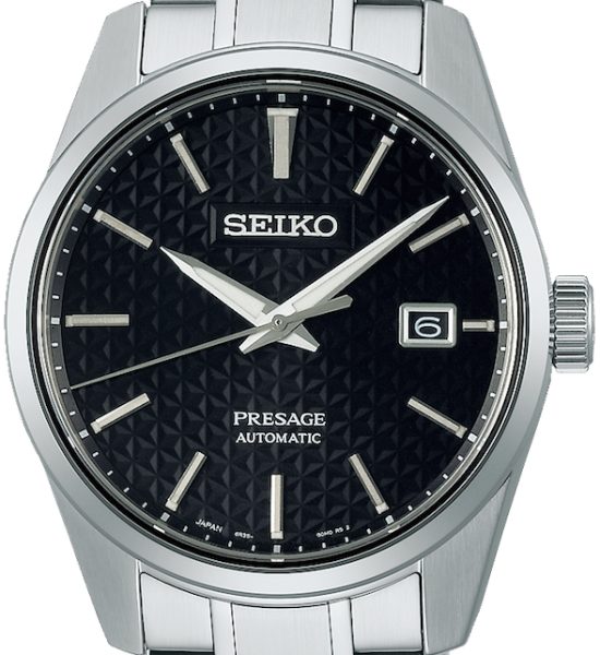 Seiko Japan Made Presage Sharp Edged Series Sumi-Iro Black Men's ...